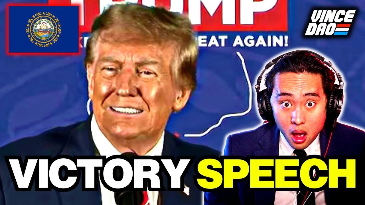 Trump’s VICTORY SPEECH With Vivek & Tim Scott After WINNING New ...