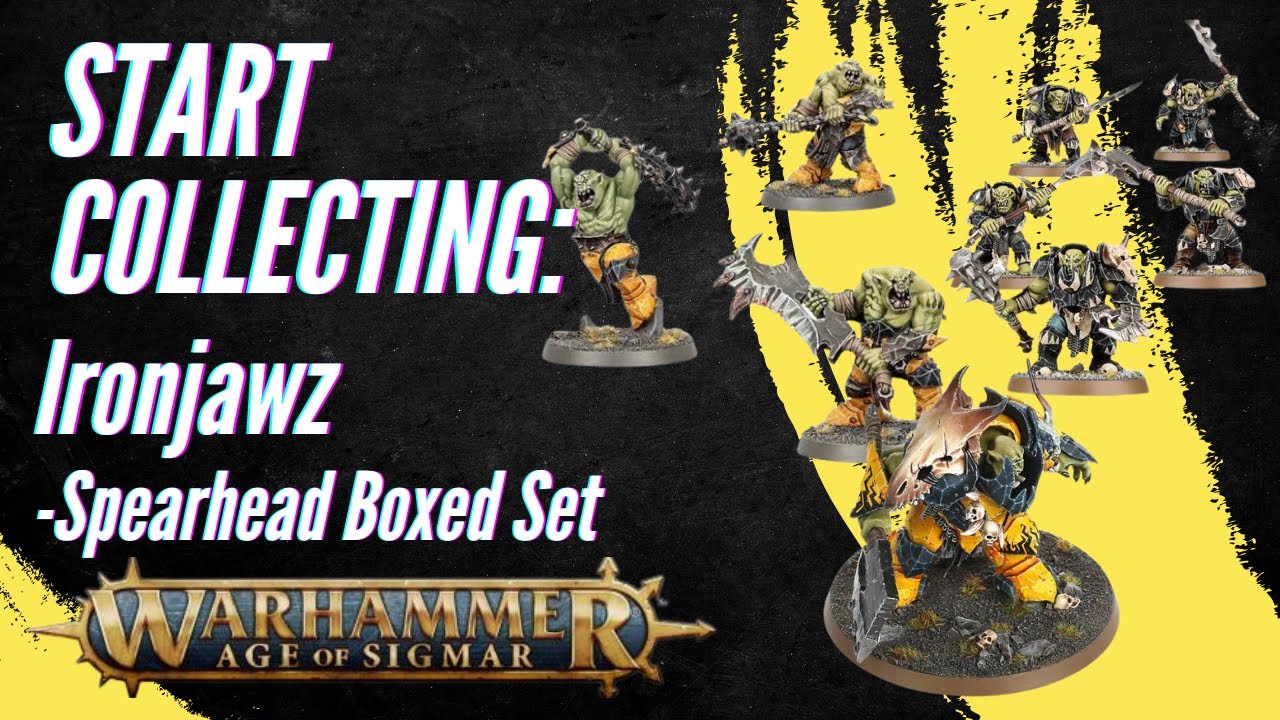 Start Collecting Warhammer Age of Sigmar: Ironjawz - Spearhead Boxed ...