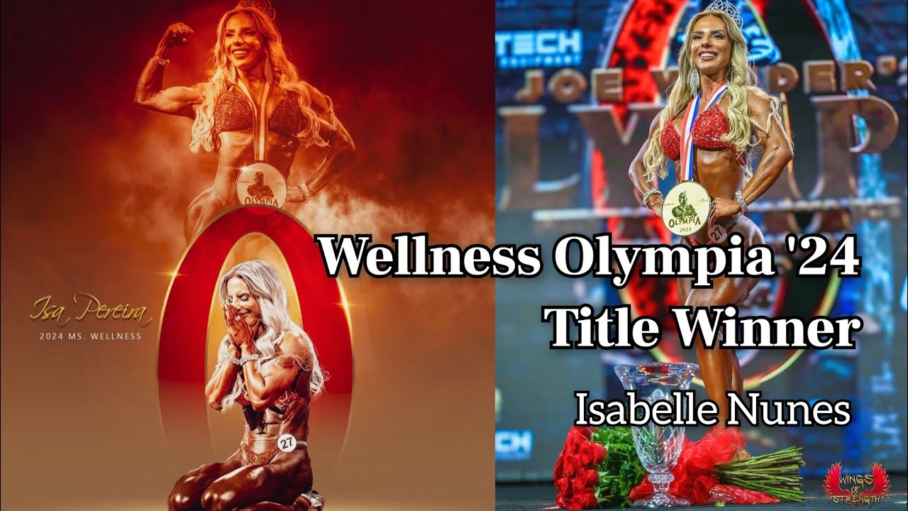 Wellness Olympia 24, Title Winner | Isabelle Nunes #mrolympia #crossfit ...