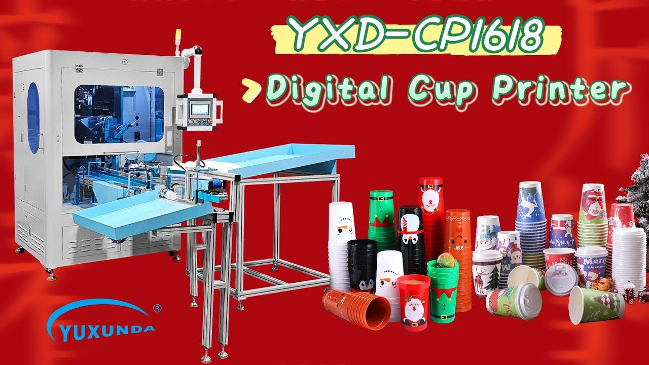 How To Print Cup With Cups Printing Machine #cupprinting - YouTube