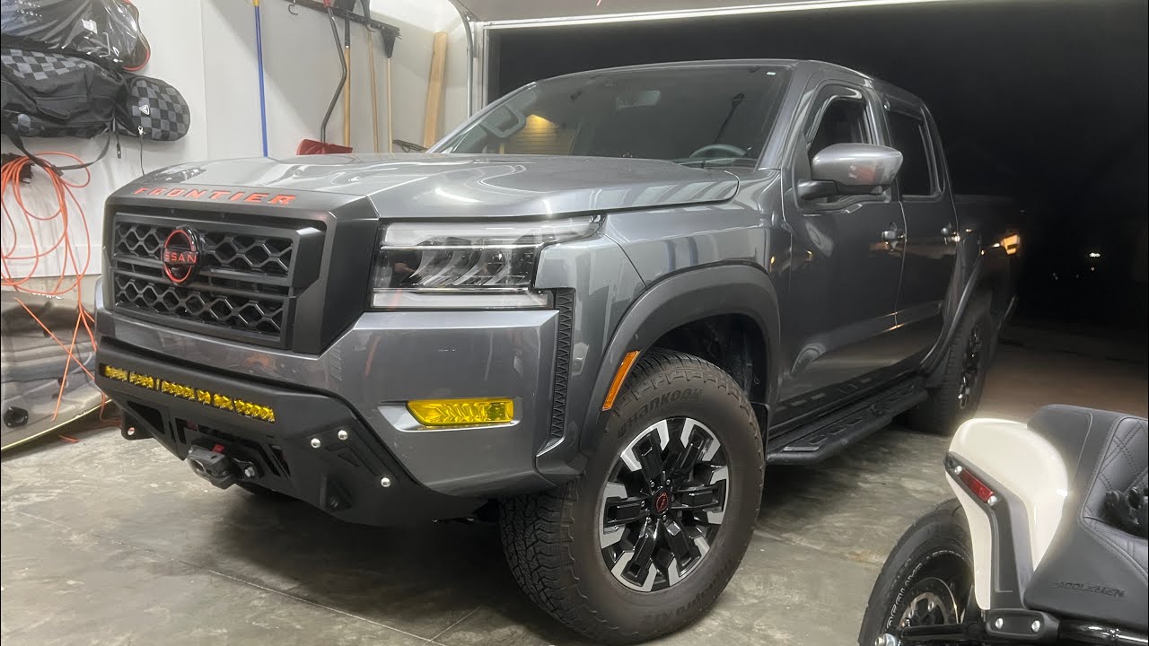 HOW TO INSTALL NISSAN FRONTIER FRONT BUMPER CBI COVERT - YouTube