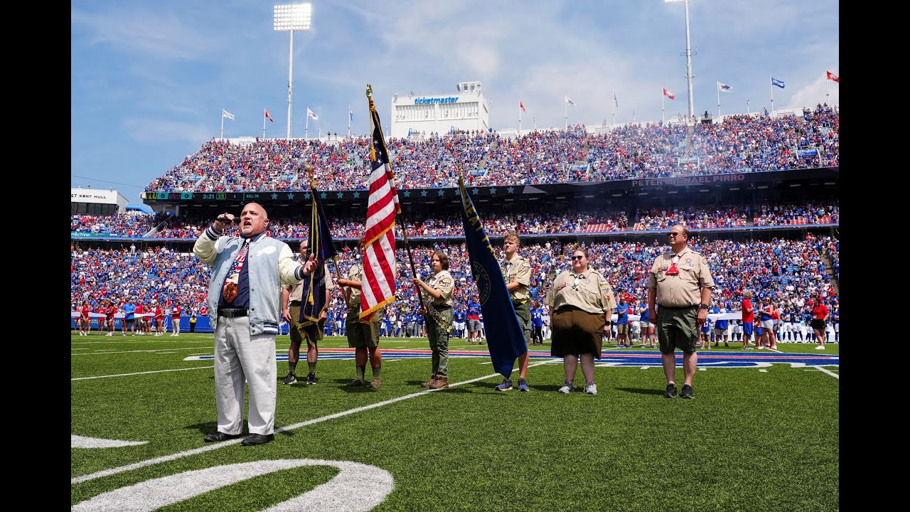 Peter Michael Pirro - "The Star-Spangled Banner" - Buffalo Bills - 8.9. ...