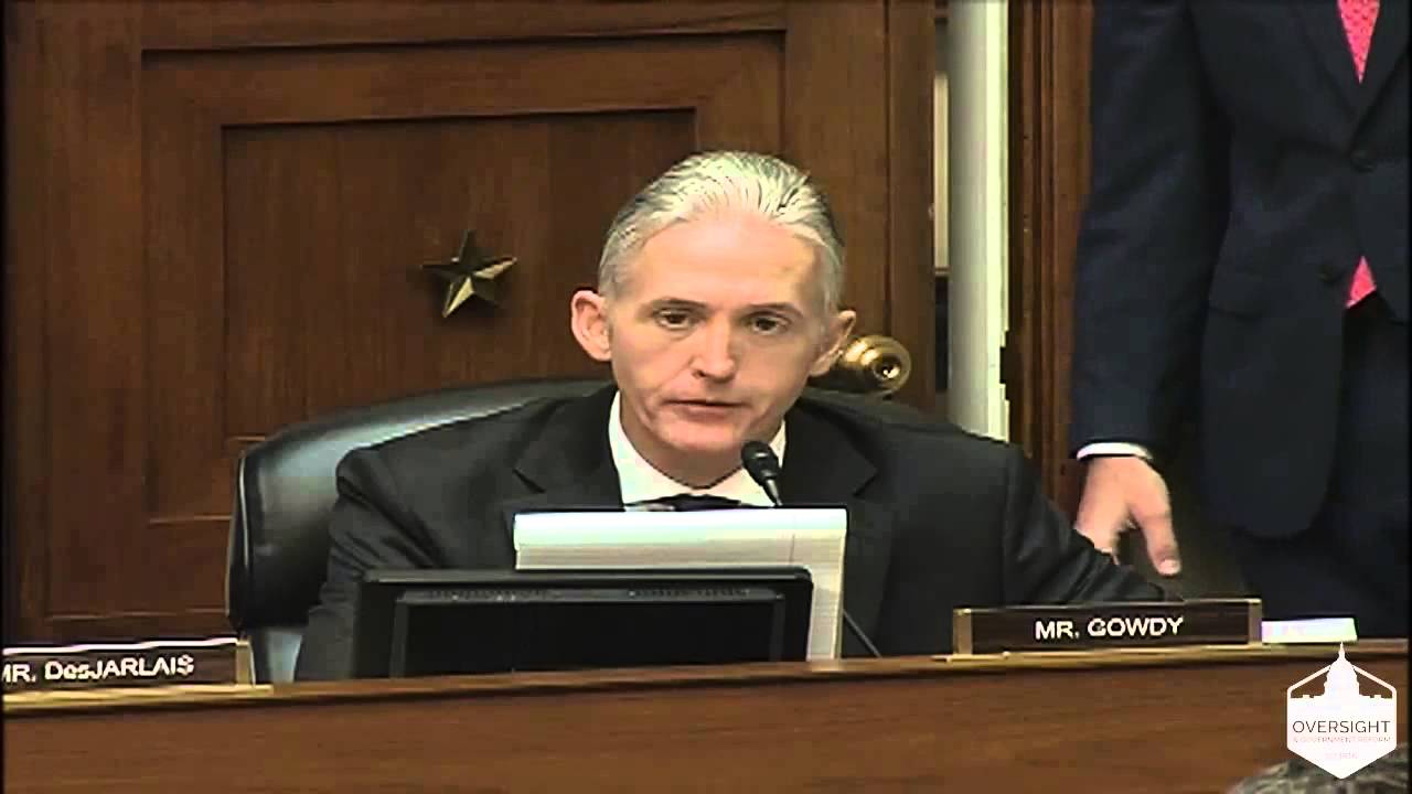 Rep. Gowdy Questions IRS IG about missing IRS emails - YouTube