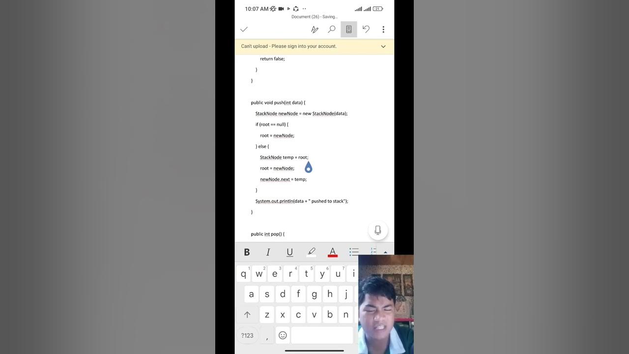 IMPLEMENTING STACKS USING LINKEDLIST - YouTube