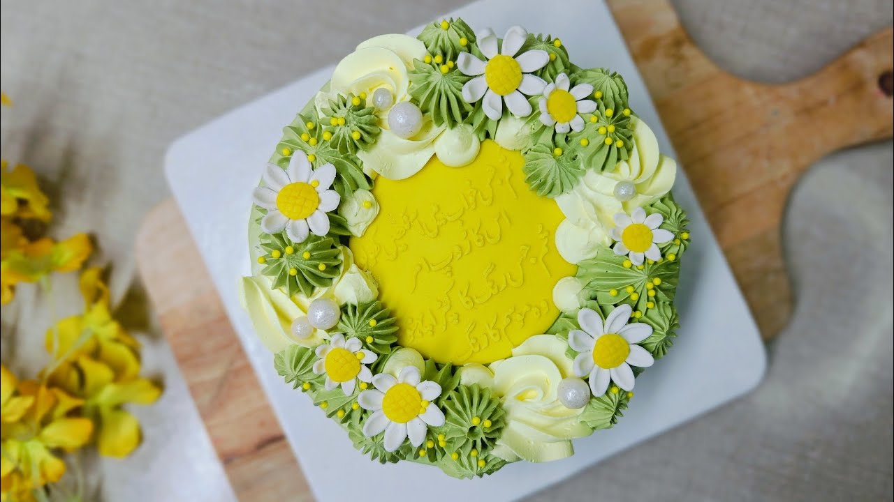 Easy fondant FLOWERS (For Beginners) | How to Make Fondant Daisy ...