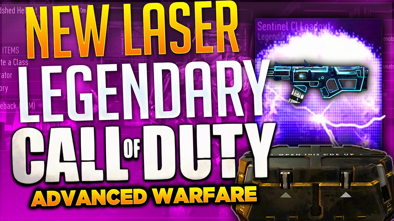 NEW LEGENDARY LASER GUN COMING TO ADVANCED WARFARE!? New Legendary ...