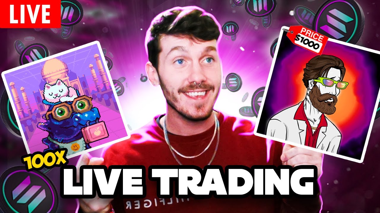 LIVE TRADING SOLANA NFTs THE RIGHT WAY! HOW TO BE A DEGEN AND MAKE ...