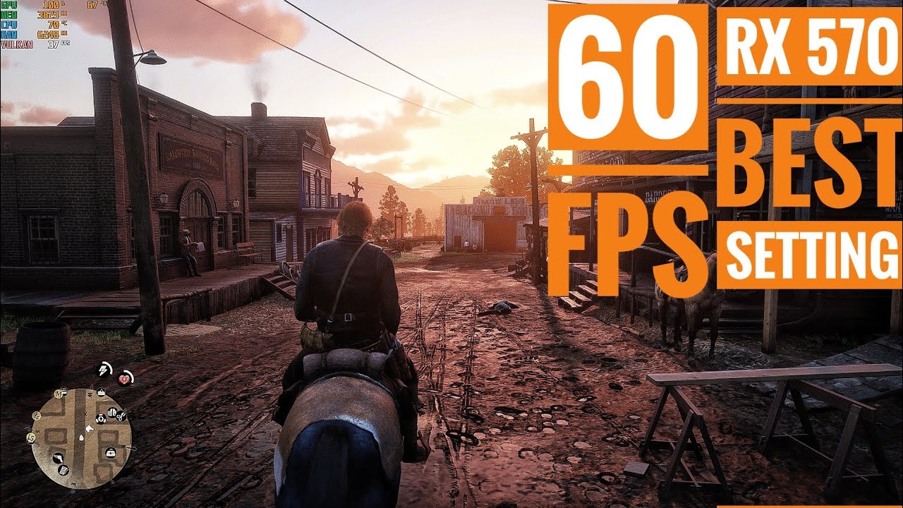 Red Dead Redemption 2 - RX 570 - 60 fps - Best Setting - YouTube