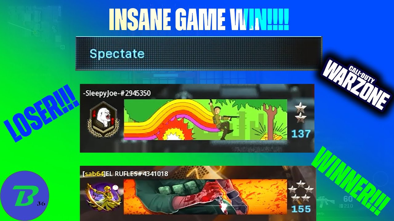 Insane Game Win While I was Spectating!!!! [COD: Modern Warfare Warzone ...
