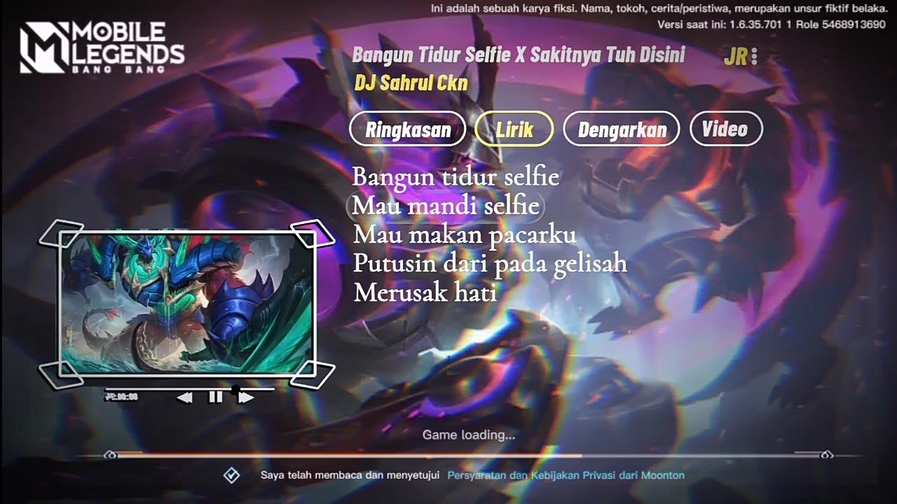 Loading Screen Mobile Legend Versi Jedag Jedug X Lagu Hero Thamuz | No ...