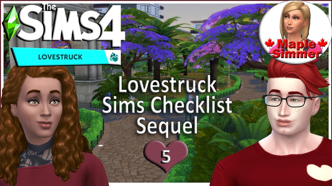 4th Date? Pt 5: Lovestruck Sequel to Sims Checklist Mashup Challenge ...