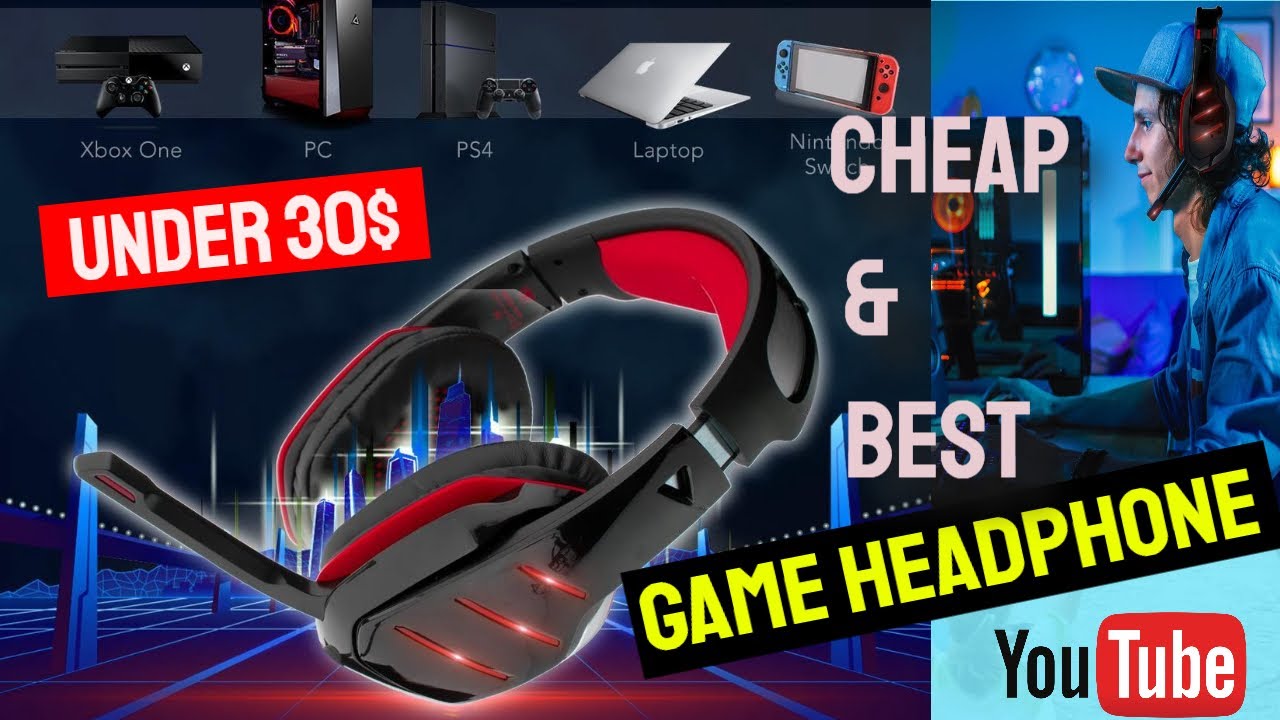 Cheap and Best Gaming Headset ! Lifegoods headset with microphone with ...