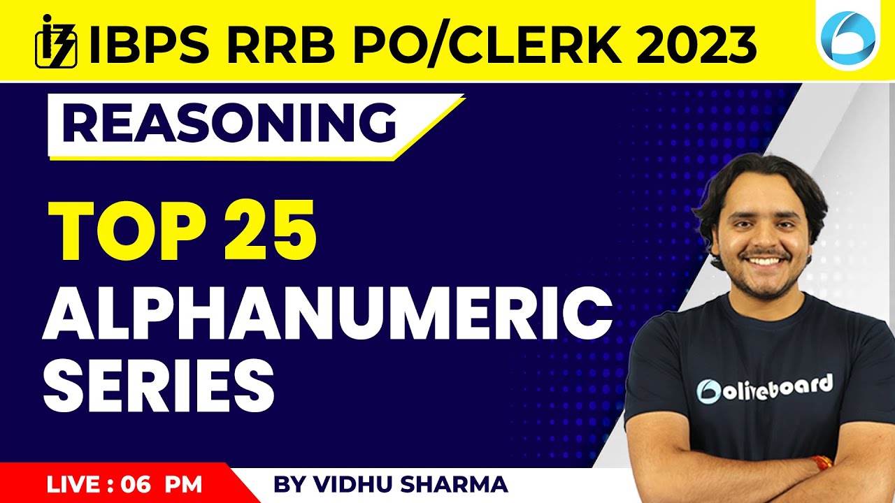 Top 25 Alphanumeric Series Questions | RRB PO Reasoning | RRB Clerk ...