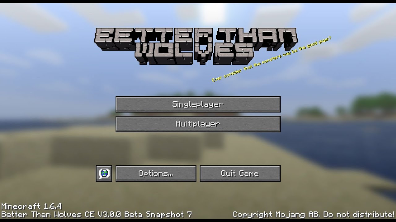 Minecraft Better Than Wolves Pt 1 - YouTube
