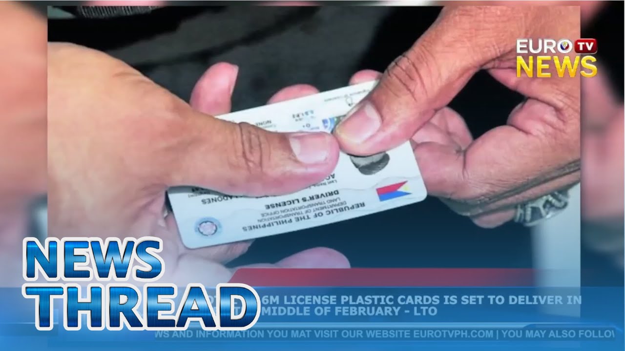 A TOTAL OF 6M LICENSE PLASTIC CARDS IS SET TO DELIVER IN LTO BY THE ...