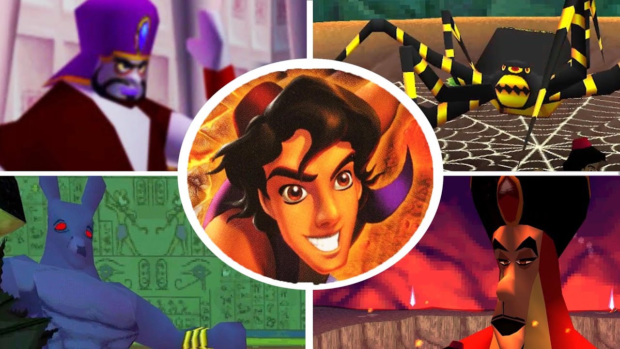 Disney's Aladdin in Nasira's Revenge All Bosses & Ending - YouTube