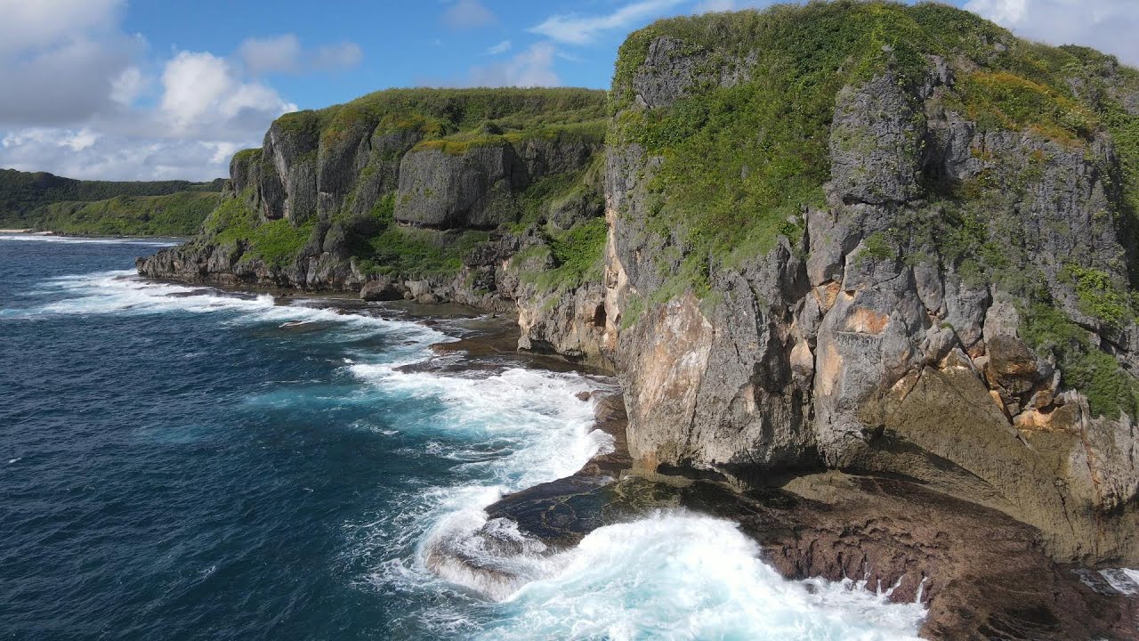 DJI Mavic Air 2 Guam - Pago Bay to Taga Chang beautiful area - YouTube