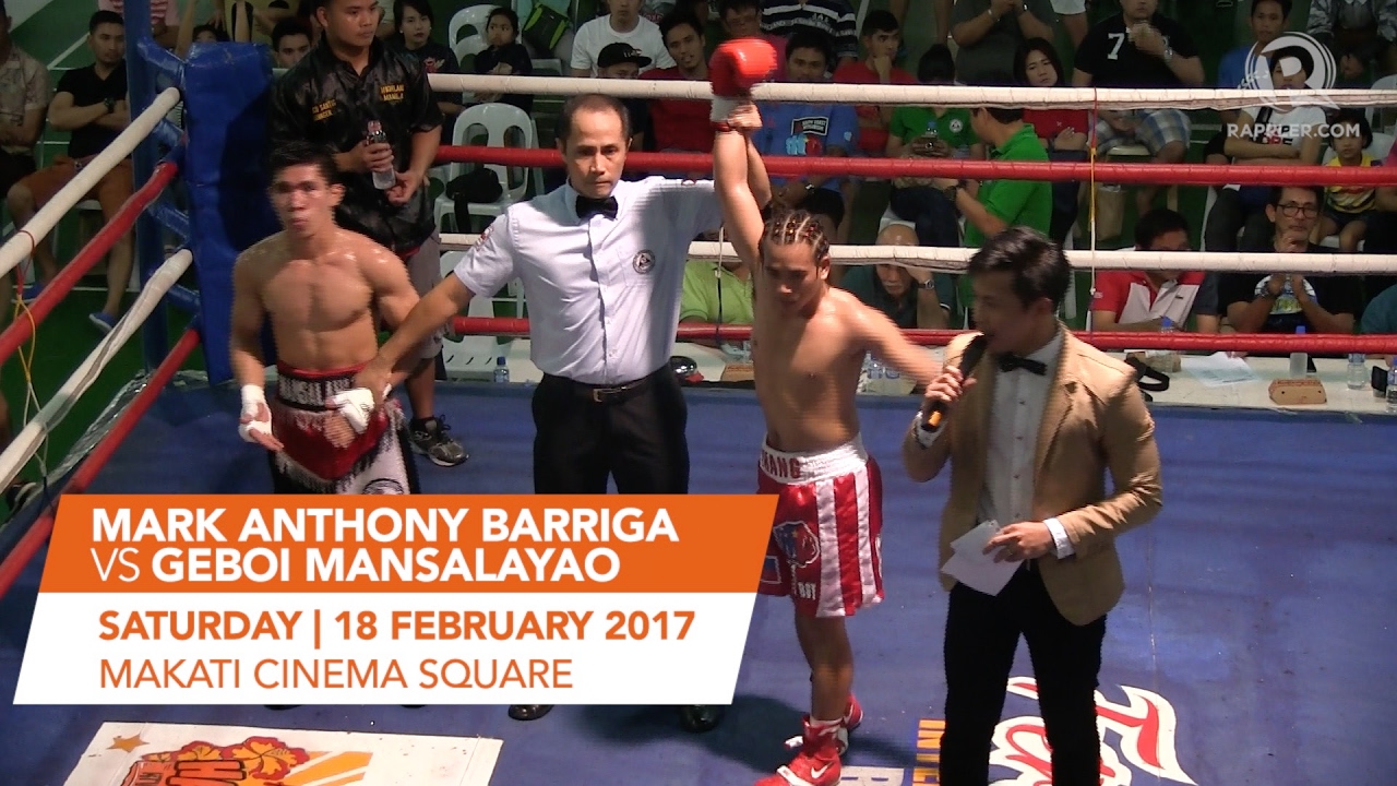 Rappler Fight Night: Mark Barriga vs Geboi Mansalayao - YouTube