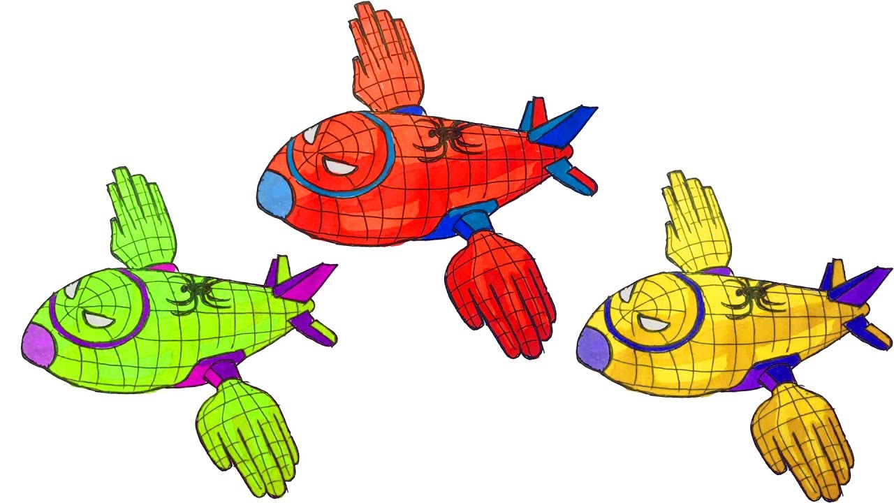 Plane spiderman | HOW TO DRAW SUPER COOL SPIDERMAN PLANE | Spiderman ...