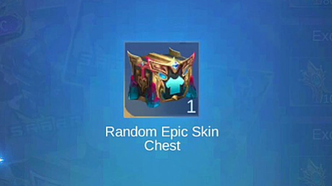 Free Skin Epic Random Chest MLBB - YouTube
