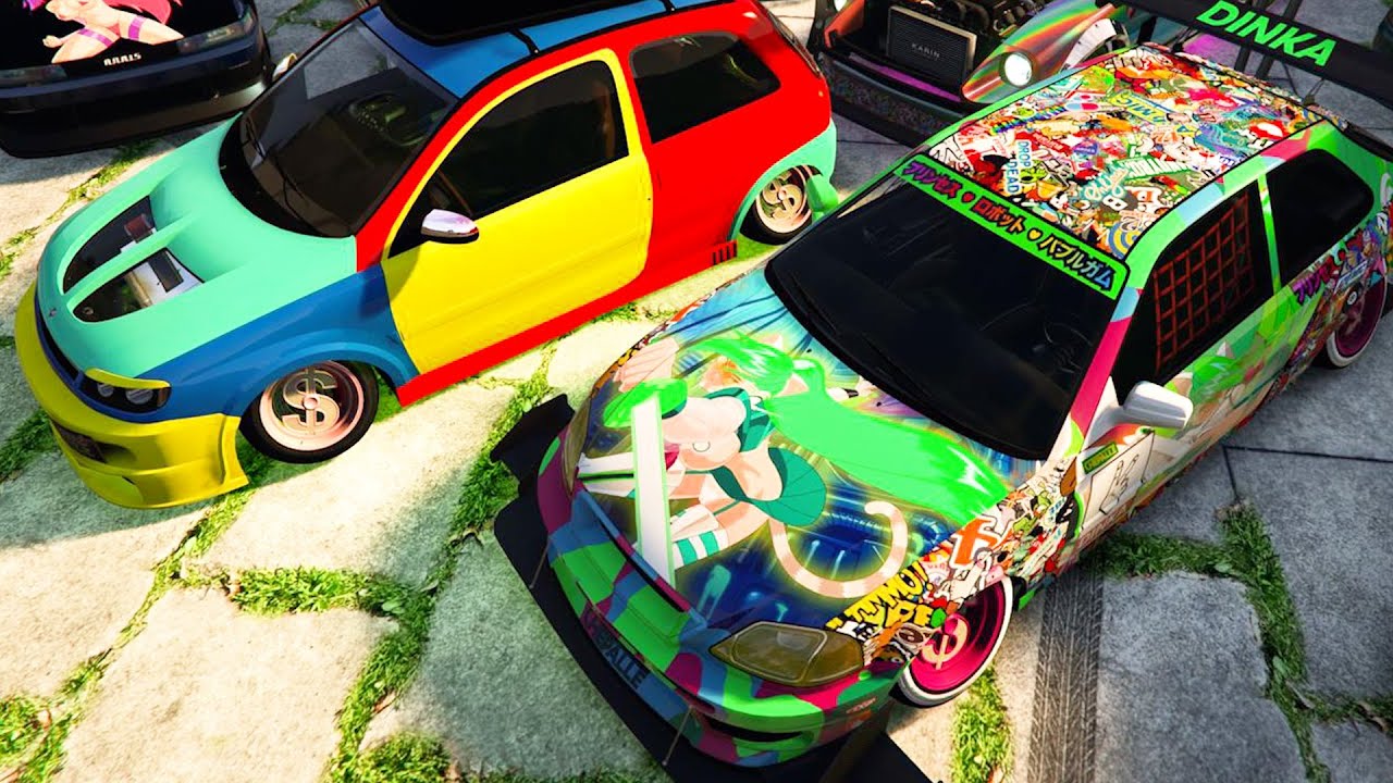 GTA 5 - RICER CAR MEET & Racing Event PS5 - YouTube