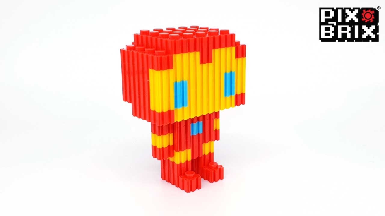 IRON MAN [Brix and Friends] - Pix Brix Instructions - YouTube