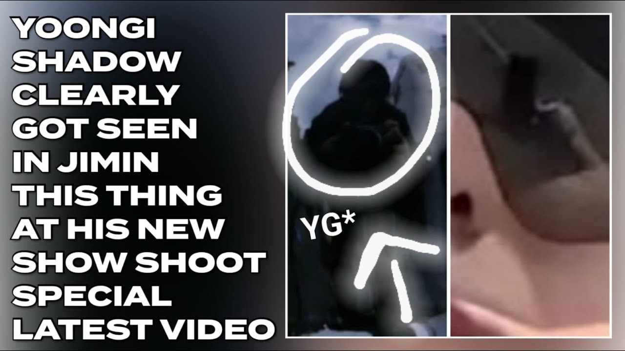👀💋Yoongi Shadow Clearly Got Seen In Jimin This Thing At His New Shoot ...