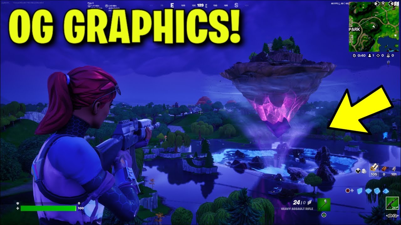 HOW TO GET OG GRAPHICS in FORTNITE CHAPTER 4 SEASON 5 OG! (NEW OG ...