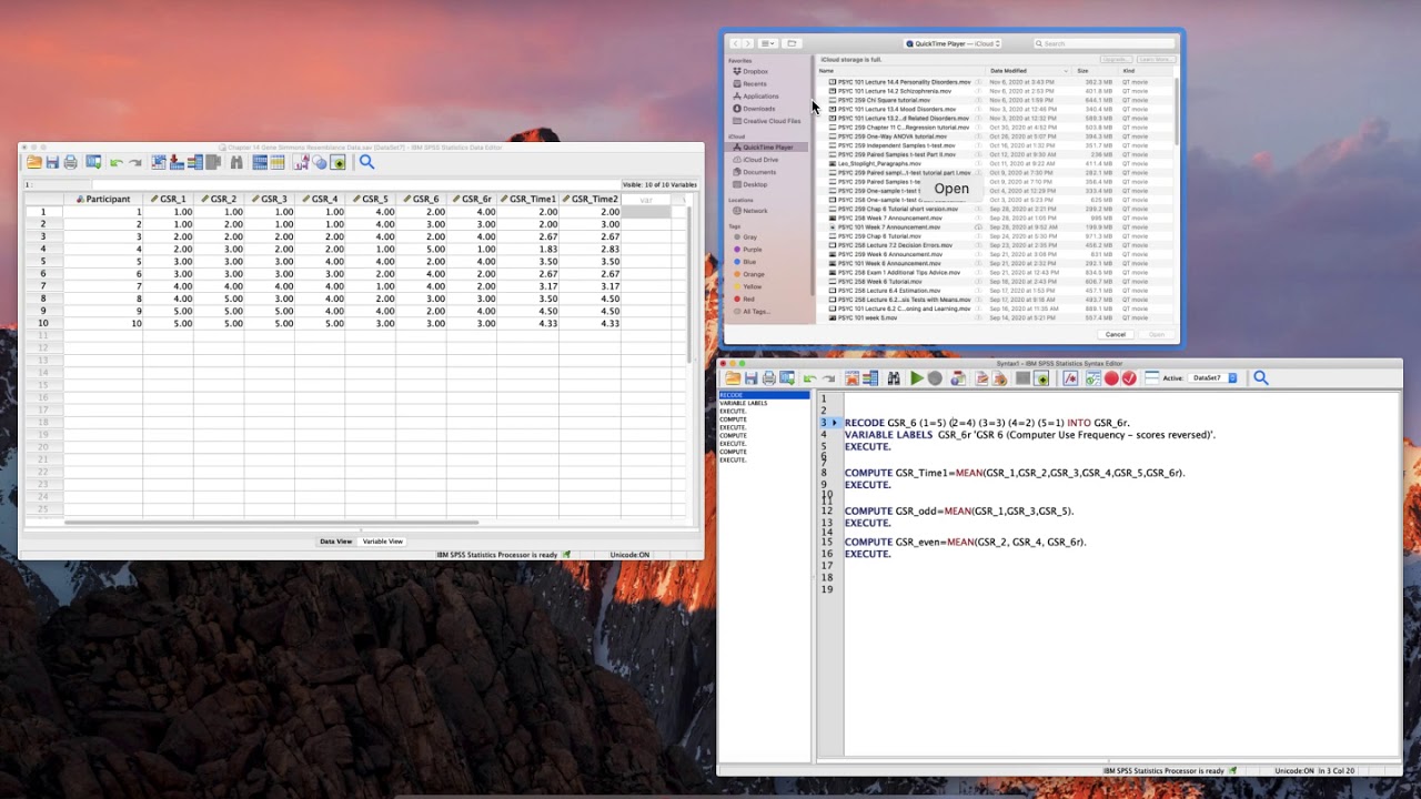 PSYC 259 Ch 14 Reliability Tutorial - YouTube