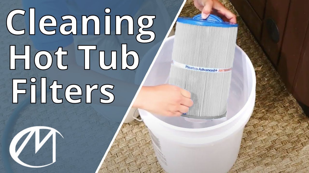 How to Clean Hot Tub Filters - YouTube