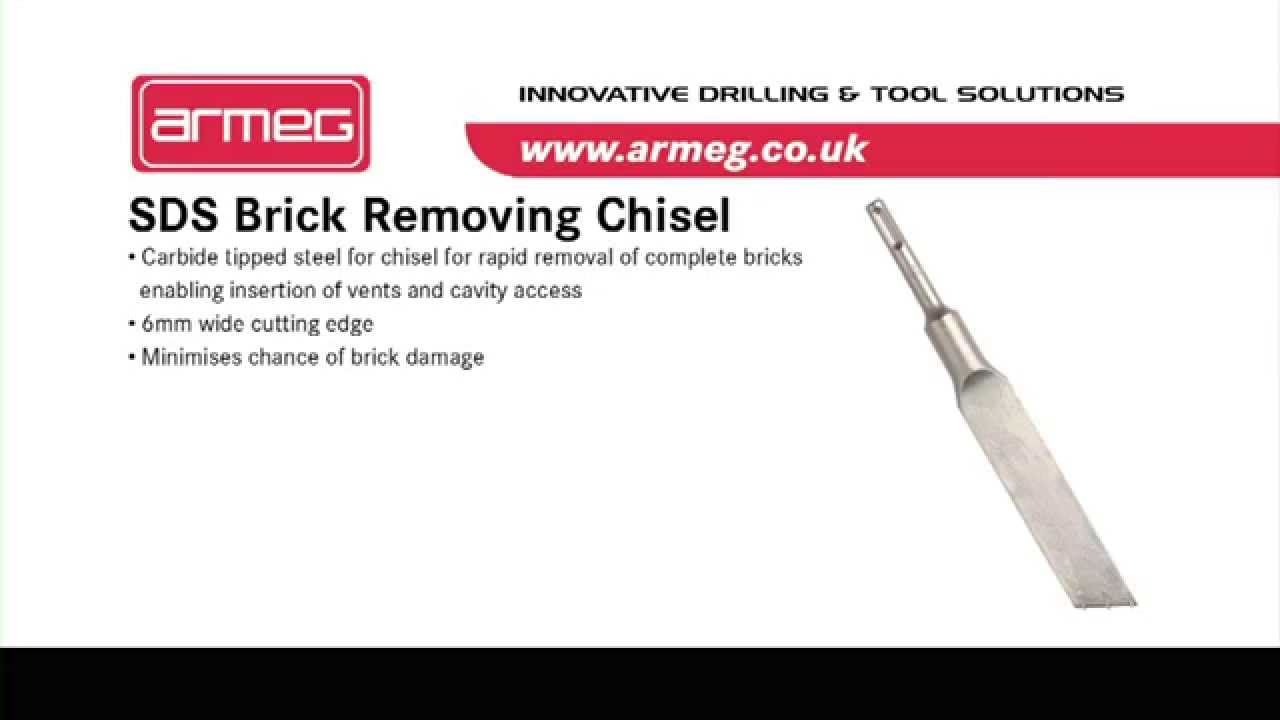 ARMEG SDS Brick Removing Chisel - YouTube