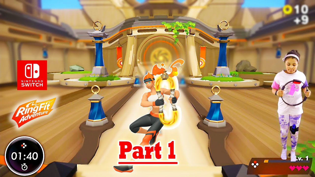 Ring Fit Adventure Nintendo Switch - Work Out Game Play Part 1 - YouTube