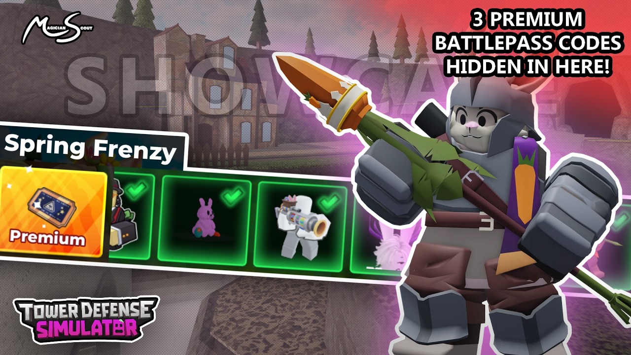 Spring Frenzy - Premium Battlepass Showcase (23 Items) [TDS EASTER 2026 ...