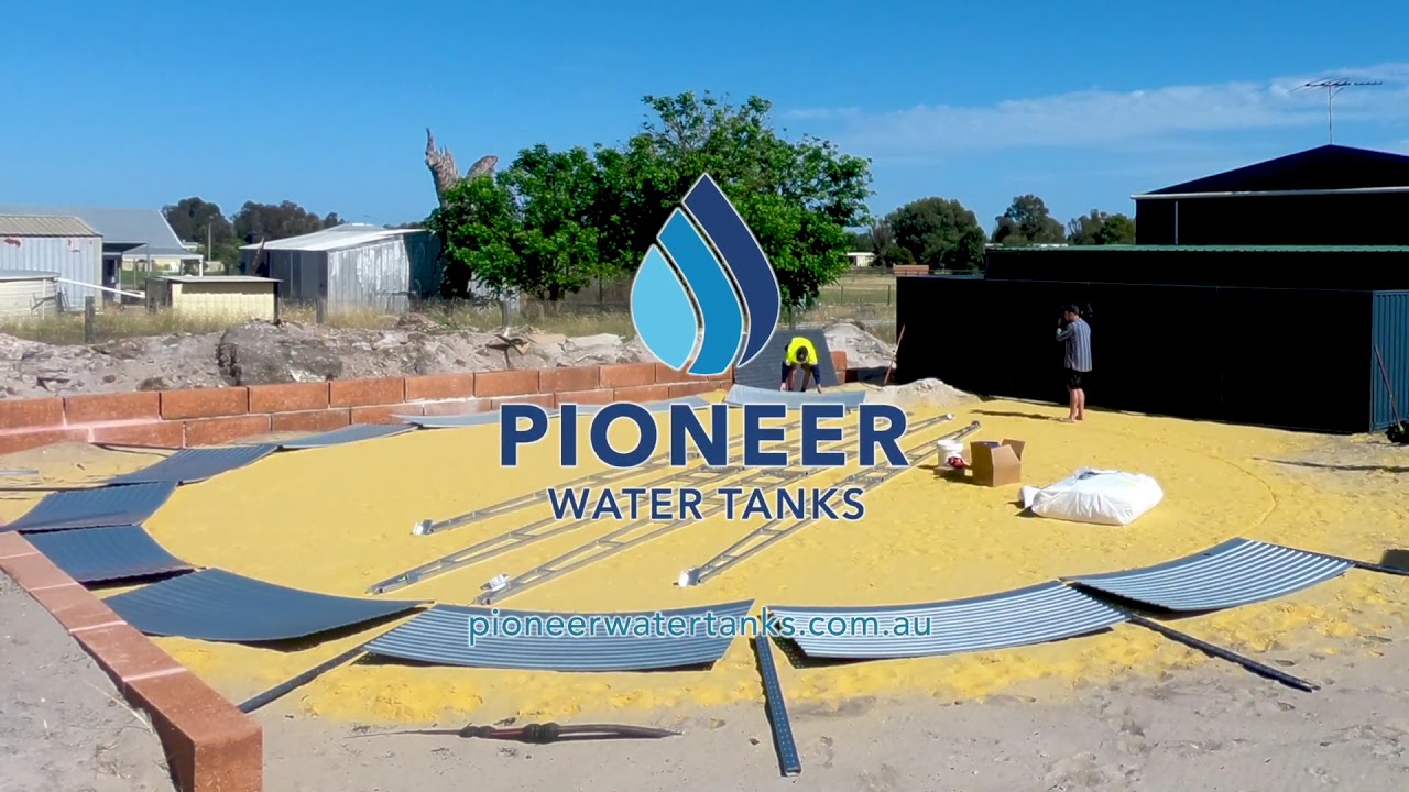 Pioneer Water Tanks Installation - Timelapse - YouTube