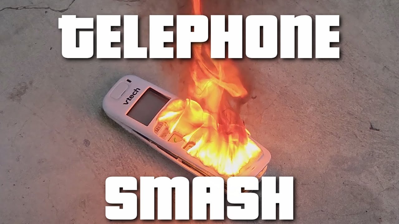 Telephone Destruction | VTECH Wireless - YouTube