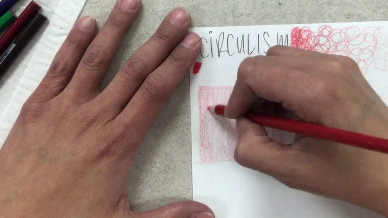 Circulism in Colored Pencil - YouTube