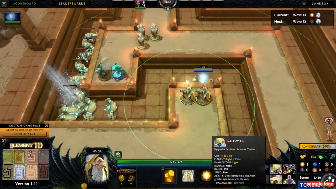 Dota 2 Element TD - YouTube