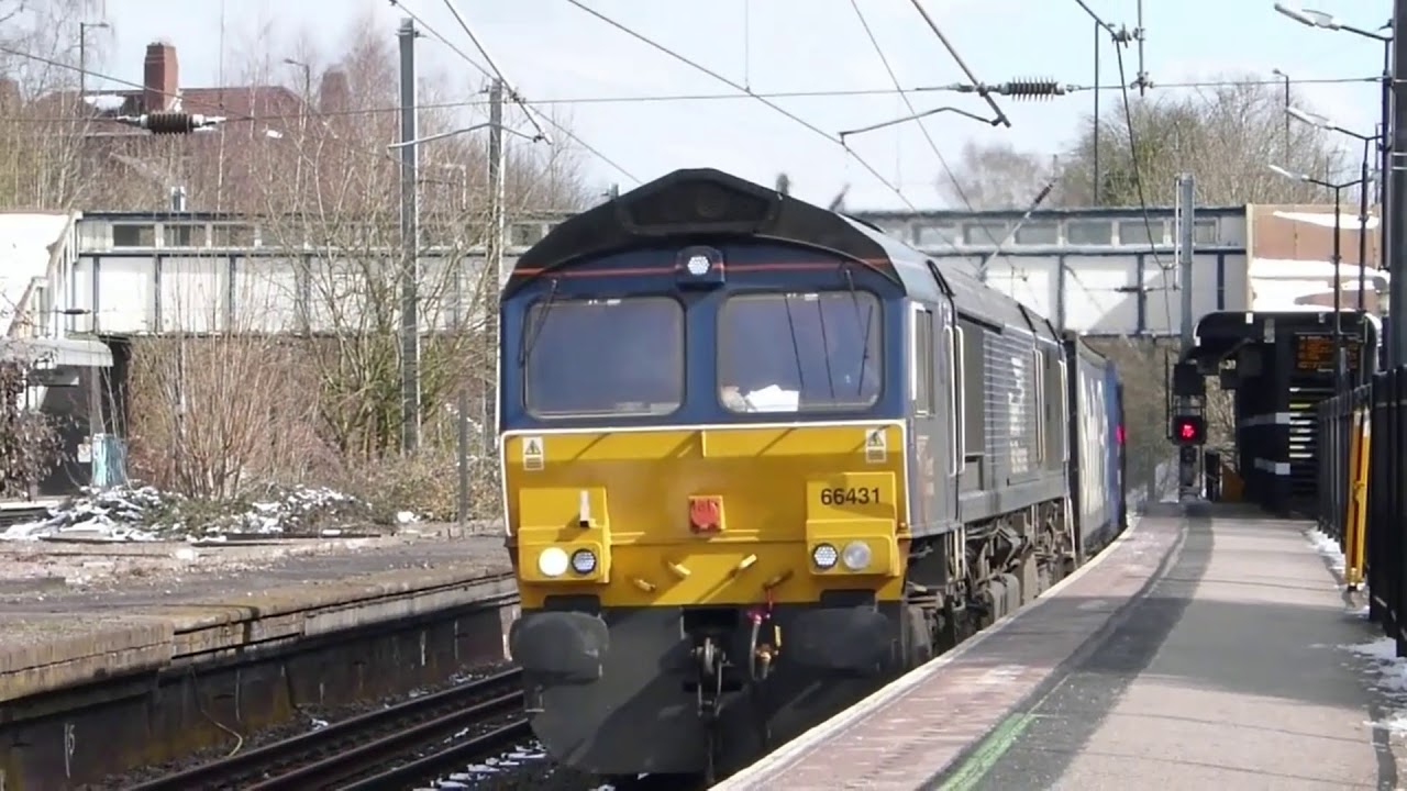 Direct Rail Services Class 66 66431 passing Kings Norton | Monday 19th ...
