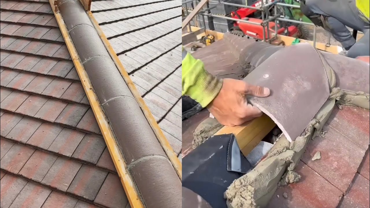 Roofing Demonstration: Bedding a Roof Hip and Miter [Roofing with ...