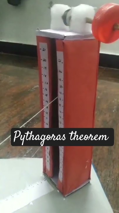 Pythagoras theorem working model # Grade 8 # Mathematics # Project ...