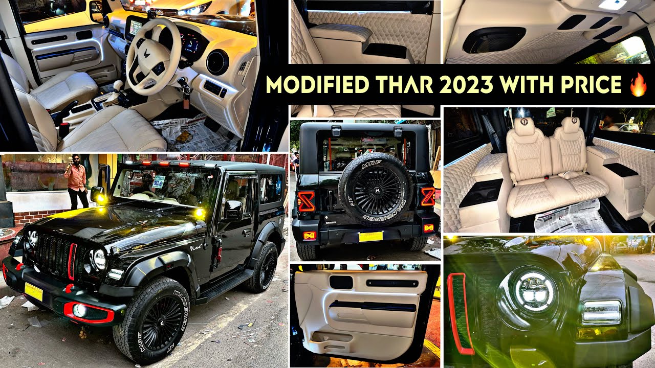 Ultimate Modified Thar 2023 | Thar 2023 modification 🤩 Thar ...
