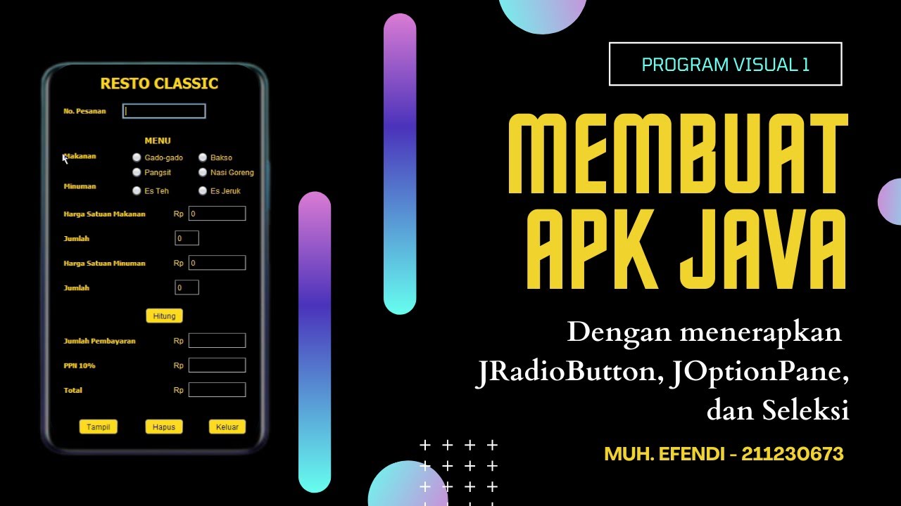 Membuat Apk Menu Pesanan dari Bahasa Java dengan Menerapkan ...