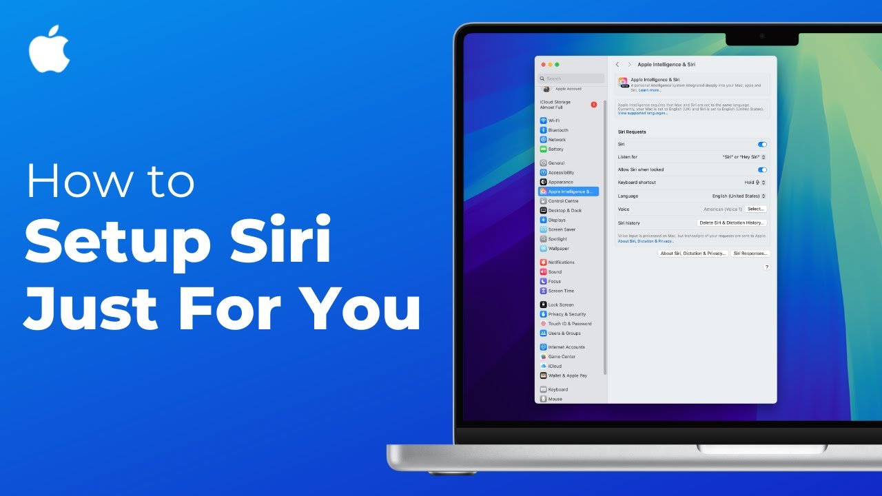 How To Setup Siri Just For Your Voice - 2025 Easy Guide - YouTube