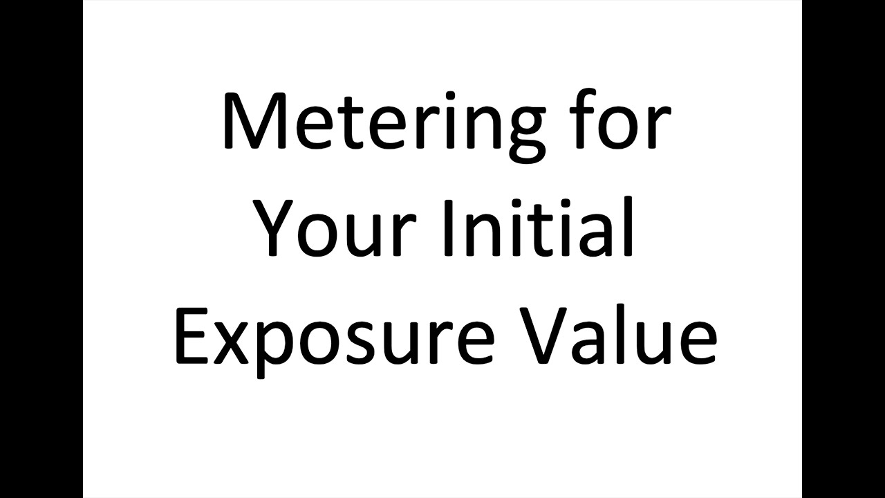 Meter: The initial Exposure. - YouTube