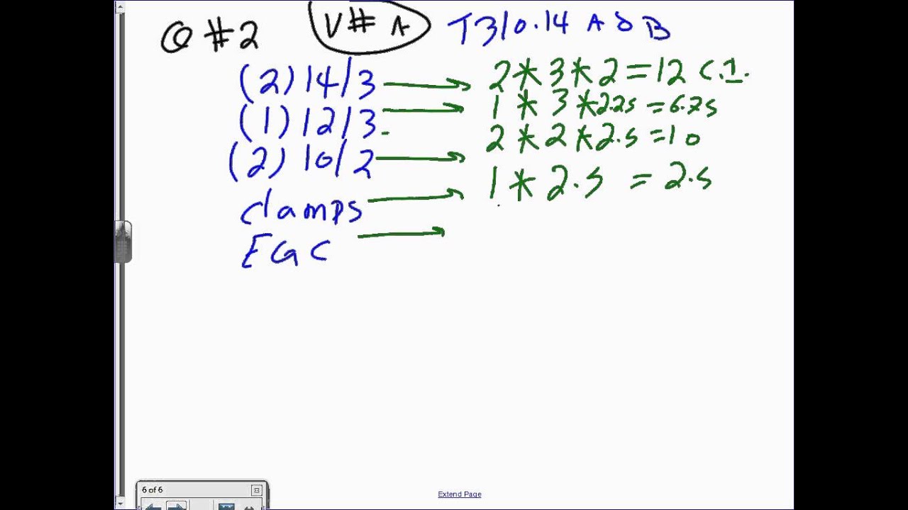 Ranges, Box Fill, Ampacity & Dwelling feeders Calculation & Sizing 09 ...