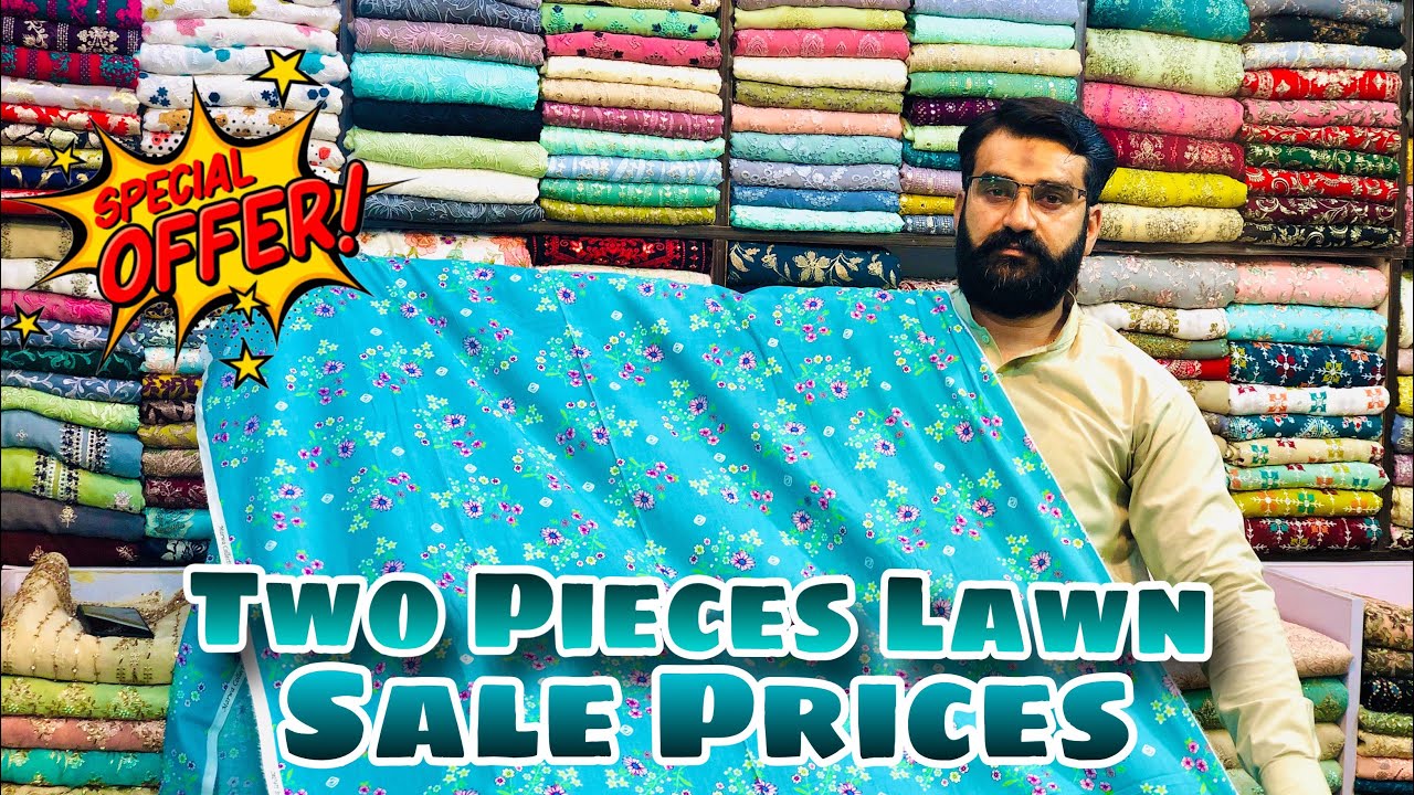 New 2 Pics Lawn Best Quality 🔥💯 Sale Price | Fixed Price Shop - YouTube
