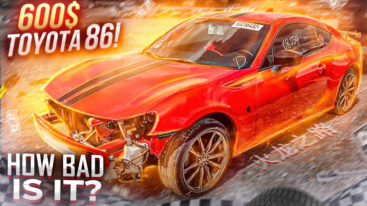 Super Cheap Toyota 86 *EASY FIX* Copart Walk Around 8-31-22 - YouTube