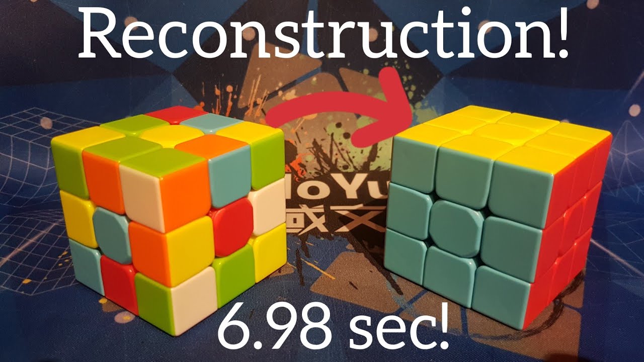 Rubik's cube solved in 6.98 Seconds!!! PB Reconstruction + Solves - YouTube