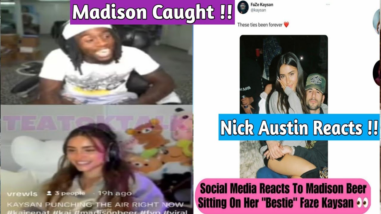 Kai Cenat Exposes Madison Beer & Faze Kaysan About Their Relationship ...