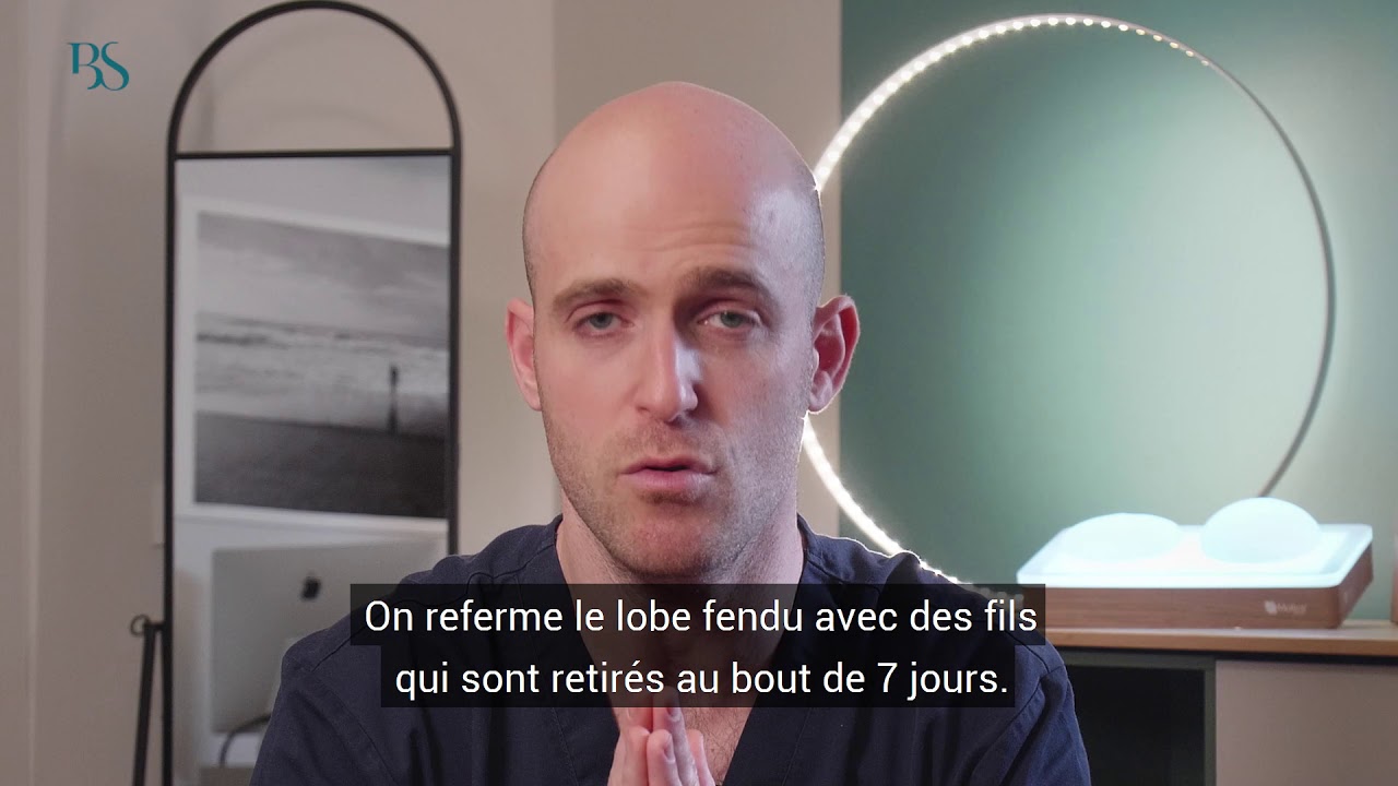 Dr Benjamin Sarfati - Lobe d'oreille fendu : Comment le corriger - YouTube